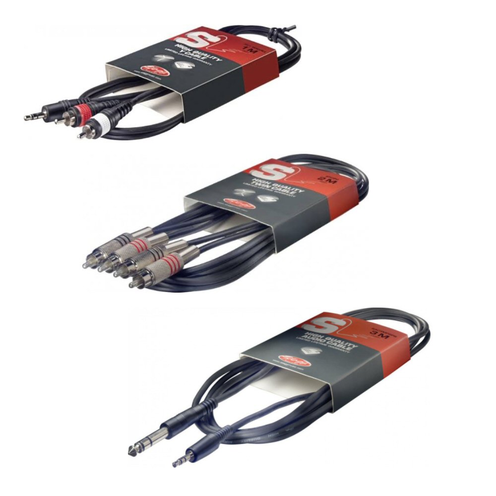 Stagg Stereo Cables – Various – MLC Retail Ltd