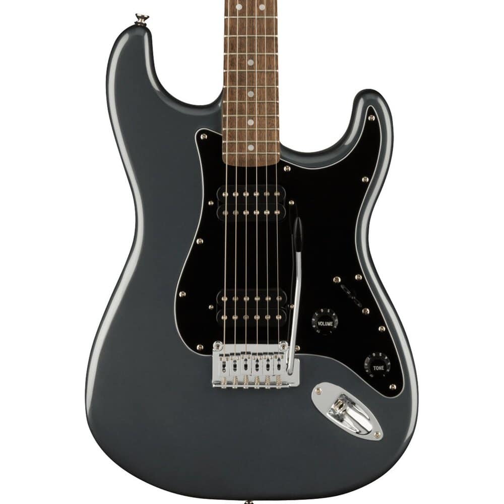 Squier 2021 Affinity Stratocaster HH LRL BPG Charcoal Frost Metallic ...