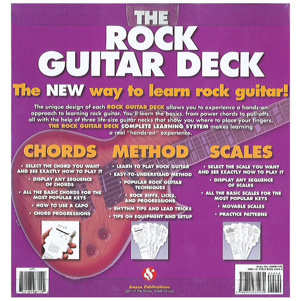 The Rock Guitar Triple Deck: Scales, Chords and Method Rock Guitar ...