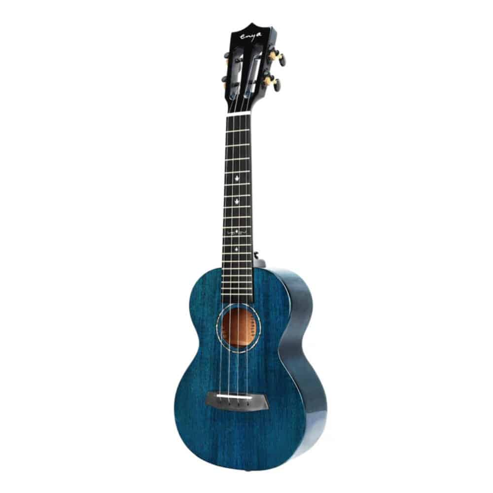 Enya EUT-MAD BLUE EQ Solid Mahogany Tenor Ukulele Blue Stain with ...